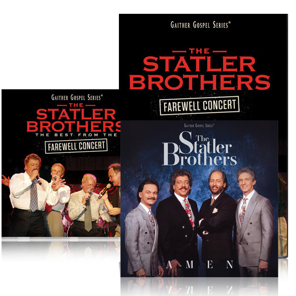 The Statler Brothers: Farewell Concert DVD & CD w/ The Statler Brother – Gaither Online Store