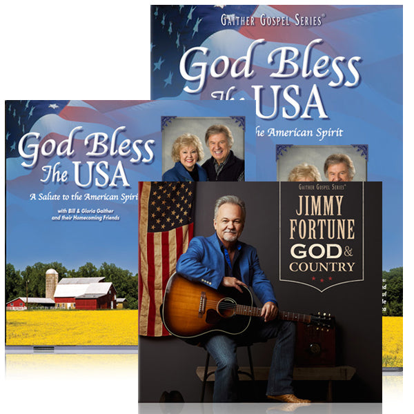 God Bless The USA DVD & CD w/ Jimmy Fortune: God & Country CD – Gaither ...